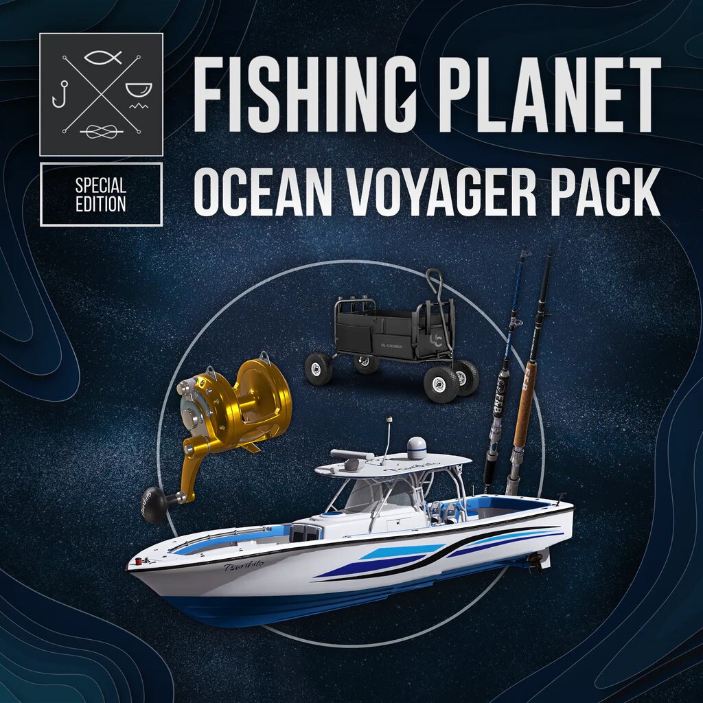 Дополнение Fishing Planet: Ocean Voyager Pack, цифровое издание PlayStation 4, регион Турция / код пополнения баланса
