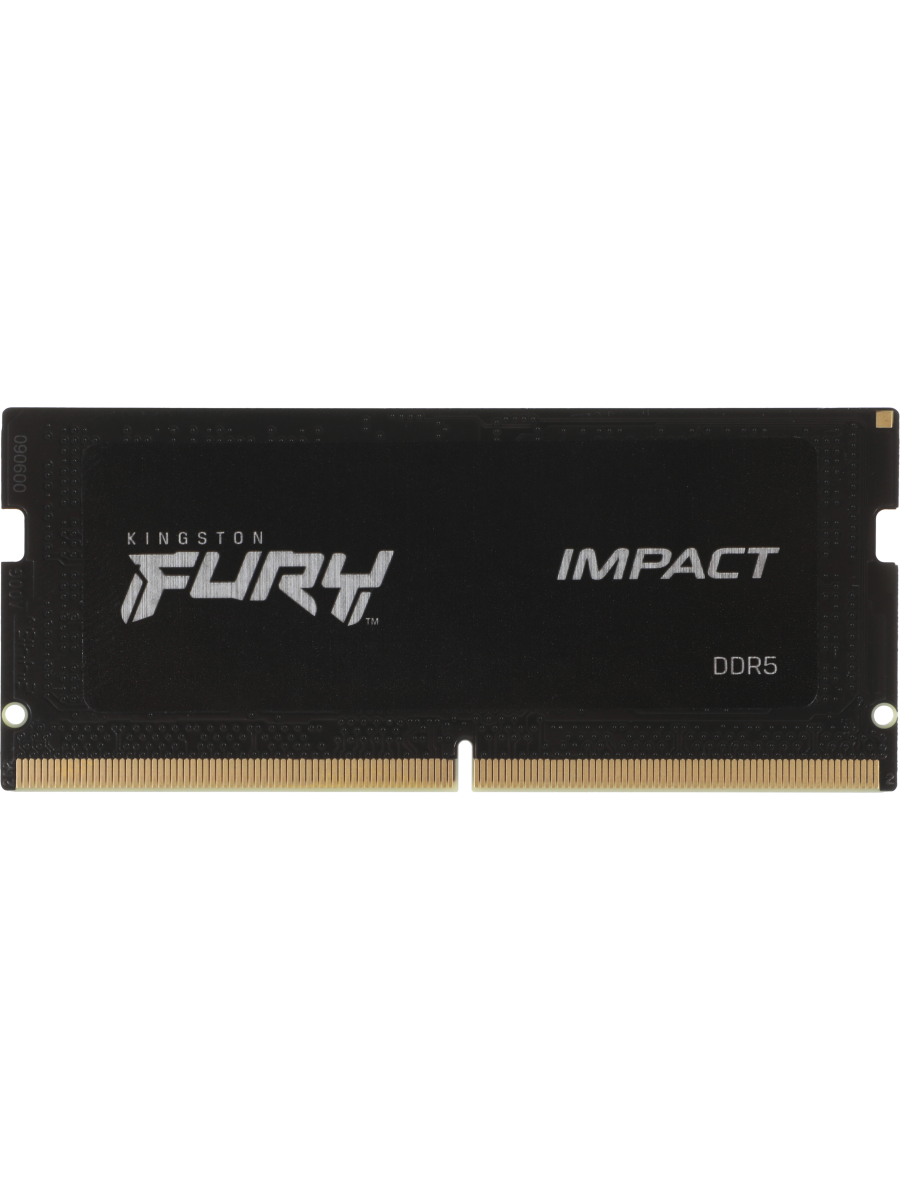 Память DDR5 16GB 6400MHz Kingston KF564S38IB-16 Fury Impact RTL PC5-51200 CL38 SO-DIMM ECC 262-pin 1.35В single rank RTL