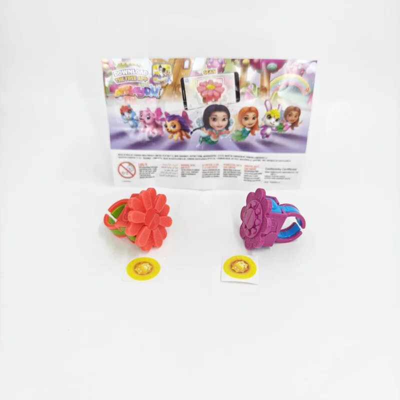 Яйцо Kinder Surprise 2024 с маленькими игрушками внутри, индийская версия 2 вида цветочных колец