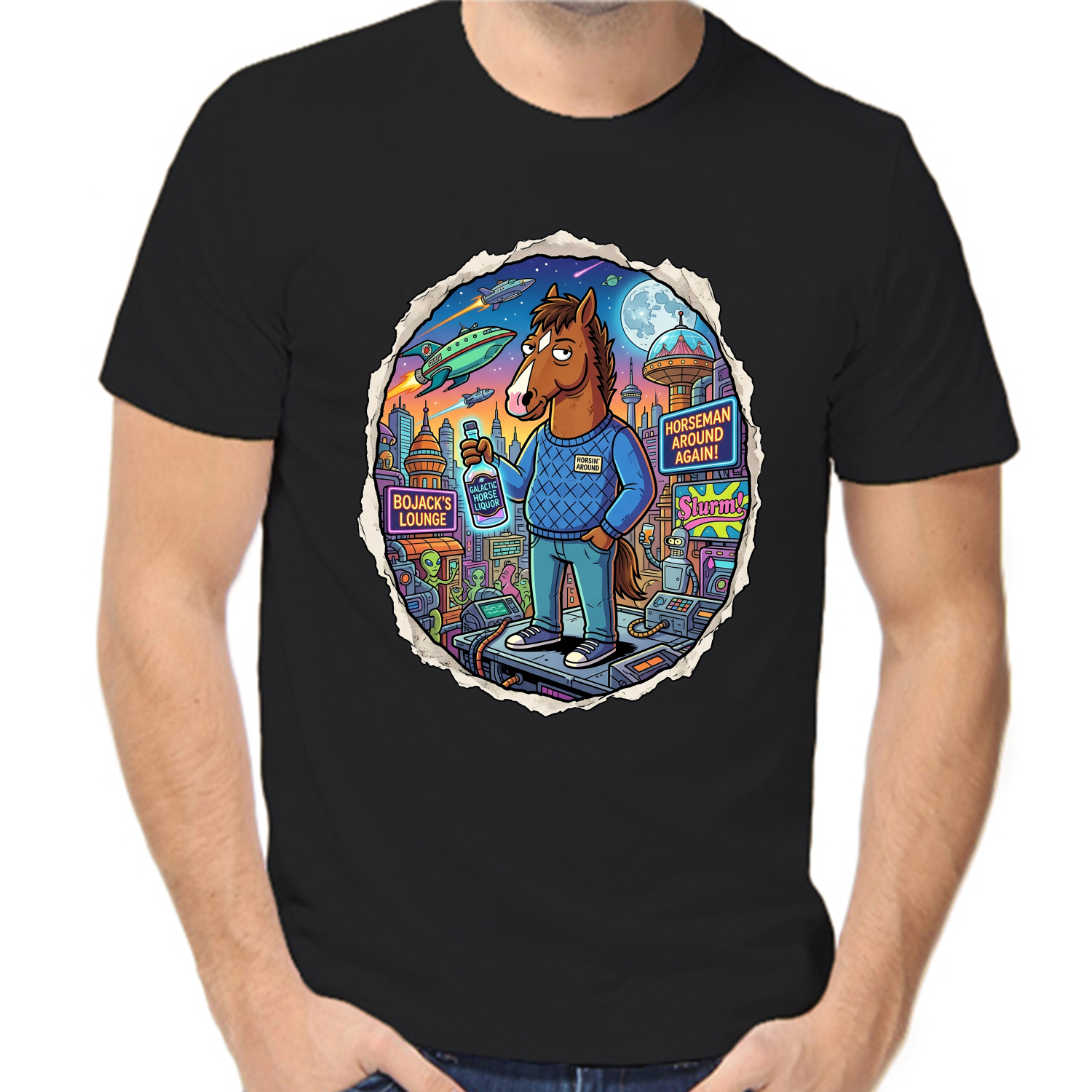 Футболка конь боджек BoJack Horseman