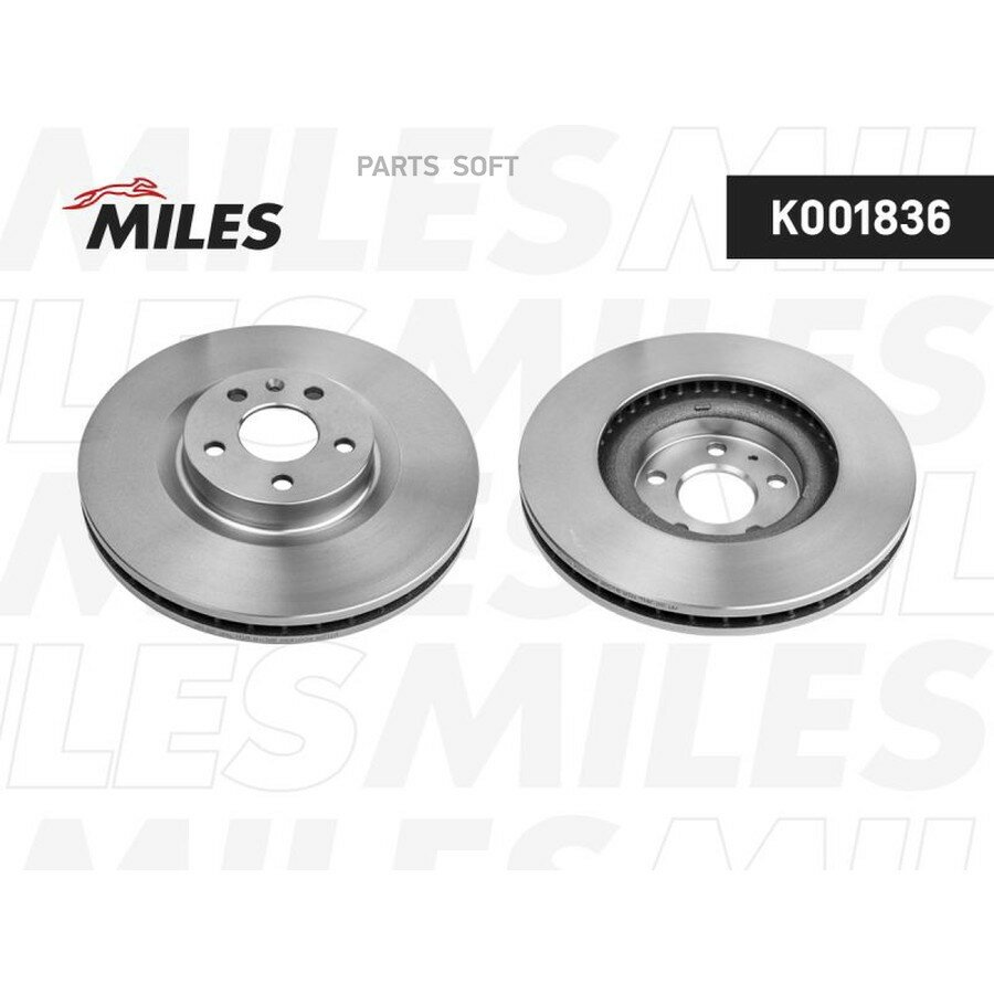 MILES K001836 Диск тормозной передний GEELY TUGELLA ()