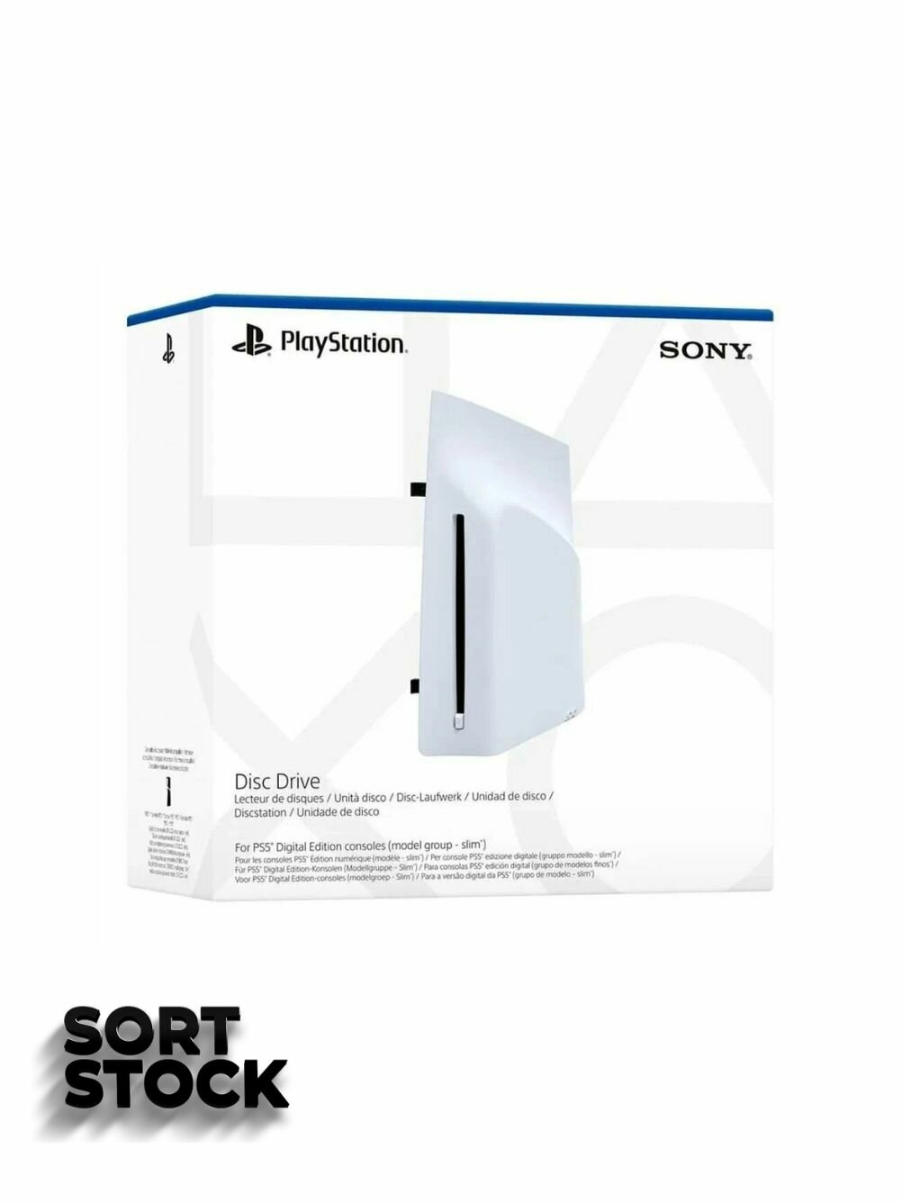 Дисковод Sony PlayStation Disc Drive, PS5 DVD/Blu-ray для игровой приставки PlayStation 5 Pro | Slim, оригинальный