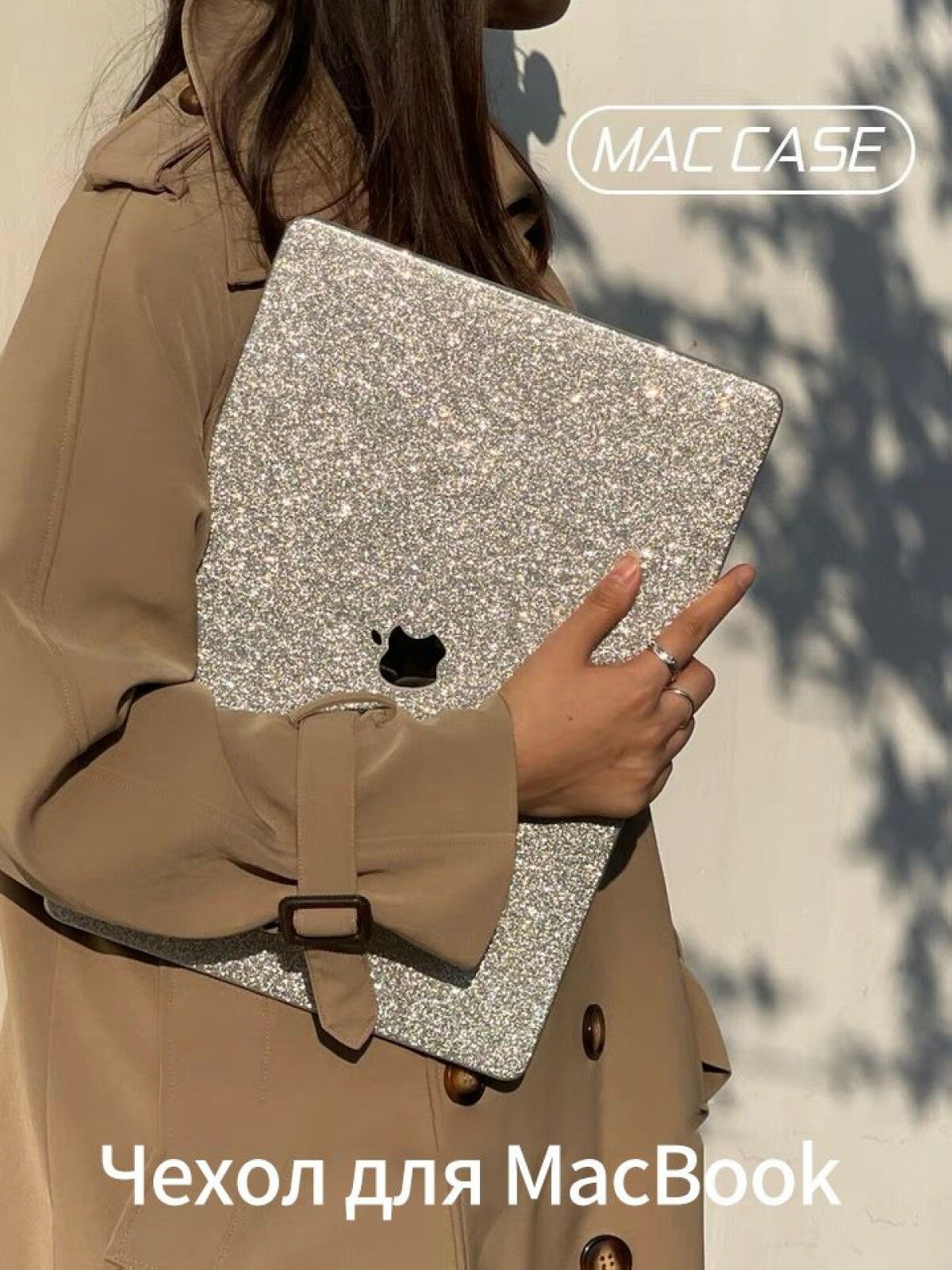 Чехол-конверт MyPads для MacBook Air 13" M1 (A2337) 2020, светло-серый текстиль