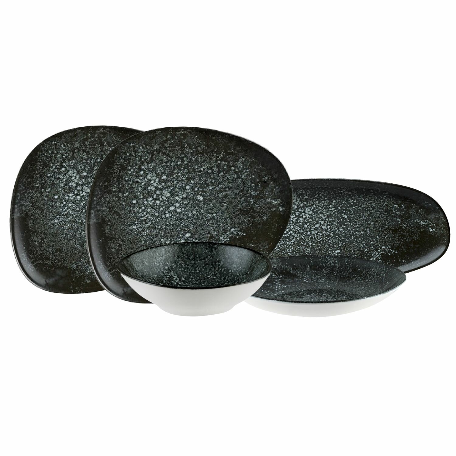 Столовый сервиз Bonna Cosmos Black Vago premium porcelain dinner set BON64389