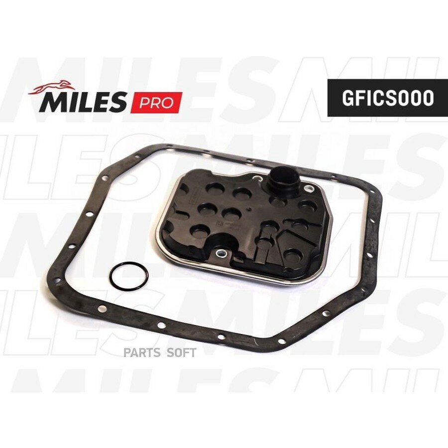 Фильтр АКПП TOYOTA AVENSIS/COROLLA/YARIS 1.8 01- с прокладкой MILES GFICS000