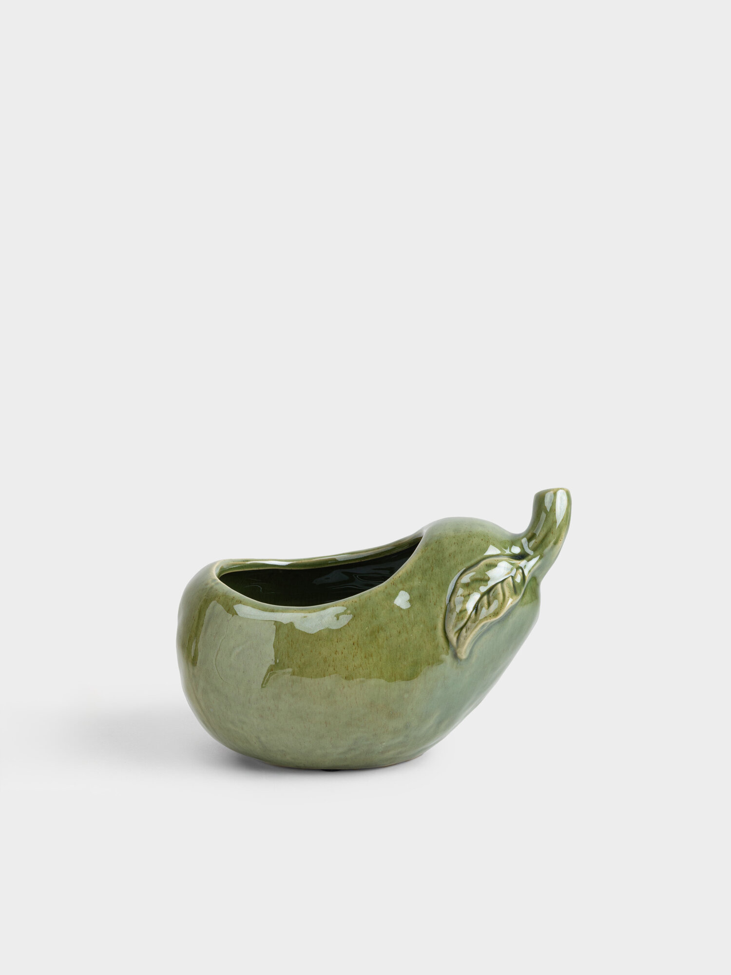 Конфетница, 22х16 см, 1,3 л, керамика R, зеленая, Груша, Fruit garden