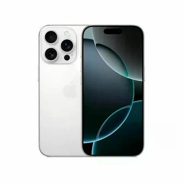Смартфон Apple iPhone 16 Pro 128 ГБ, Dual nano SIM + eSIM, White Titanium