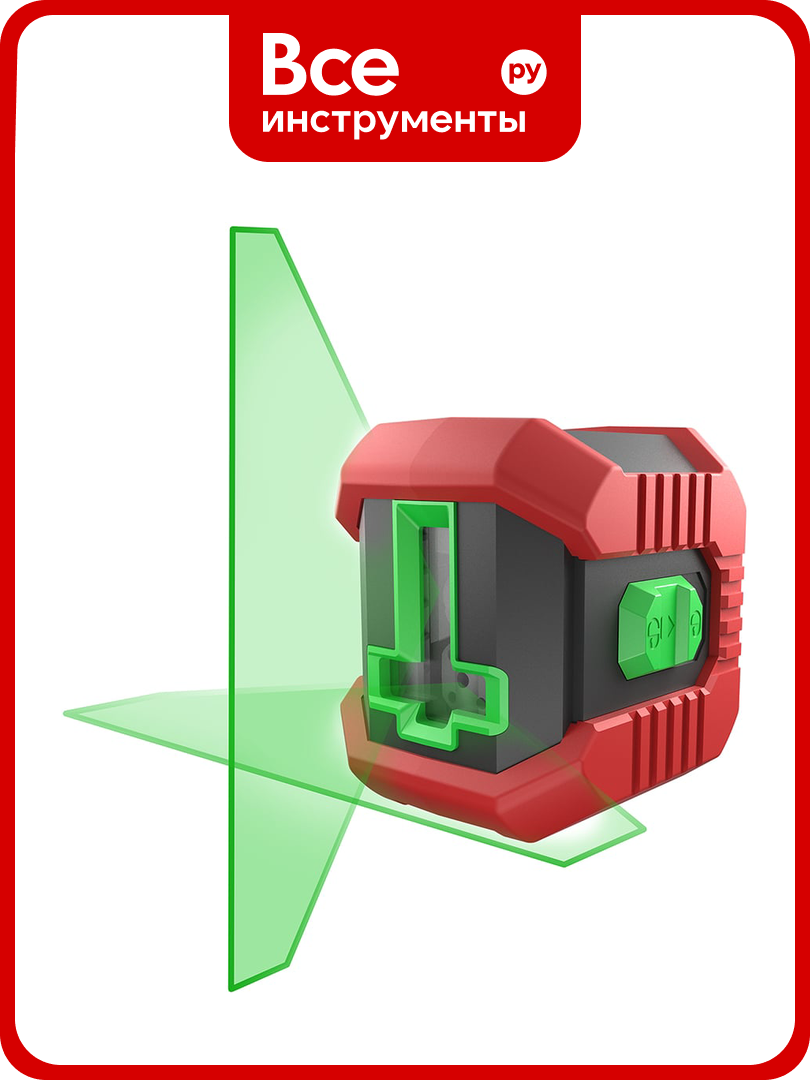 Лазерный нивелир Condtrol QB Green 1-2-304, для решения многочисленных задач процессе ремонтных строительных, резиновый