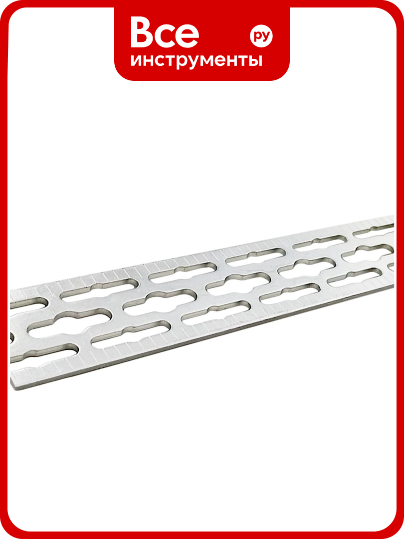Сантехническая шина STOUT Sac-0020-503120 50x3x1200 мм RAN30D2AE58DP4 из оцинкованной стали, I-образный профиль