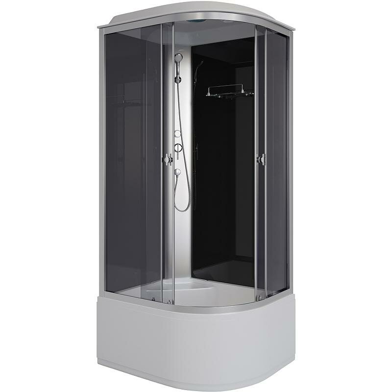 Душевая кабина Niagara Eco 90x70 E90 70 40L TN профиль хром, без гидромассажа, левая