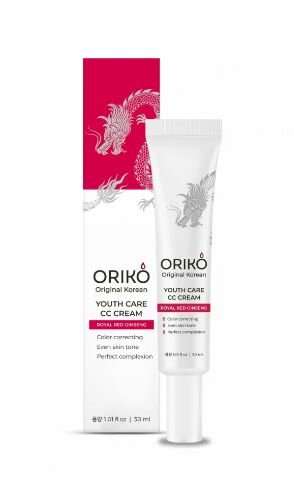 ORIKO Royal Red Ginseng Youth Care CC cream CC крем для лица с экстрактом красного женьшеня для поддержания упругости кожи 30мл