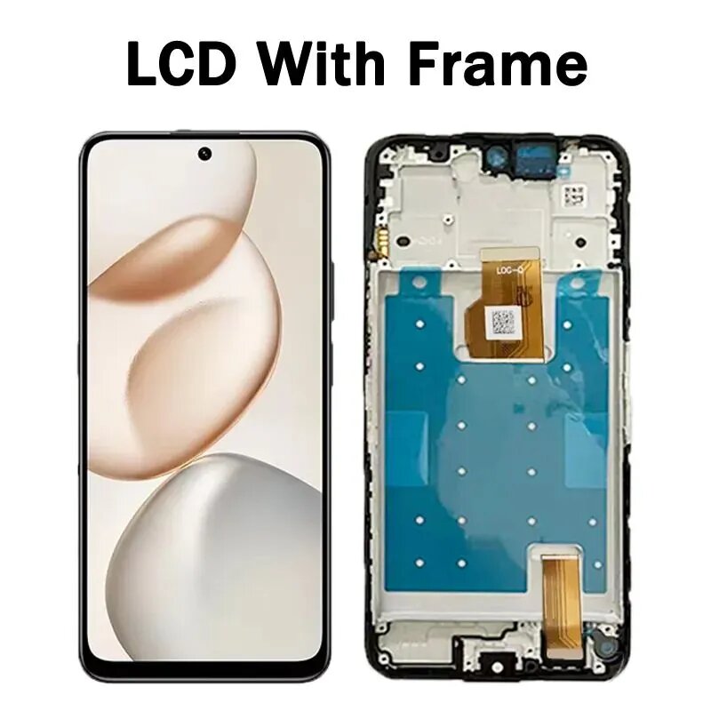 6,77-дюймовый TFT LCD-дисплей для Honor X7d 4G, LGN-LX1, ЖК-дисплей с рамкой, сенсорный экран, панель управления, комплектующие.