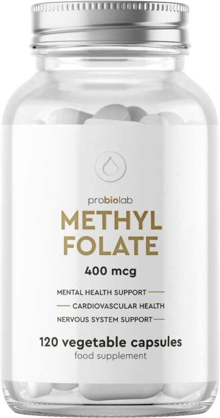 Probiolab Метил фолат 400 мкг Methyl Folate 400 120 Vcaps 200ml