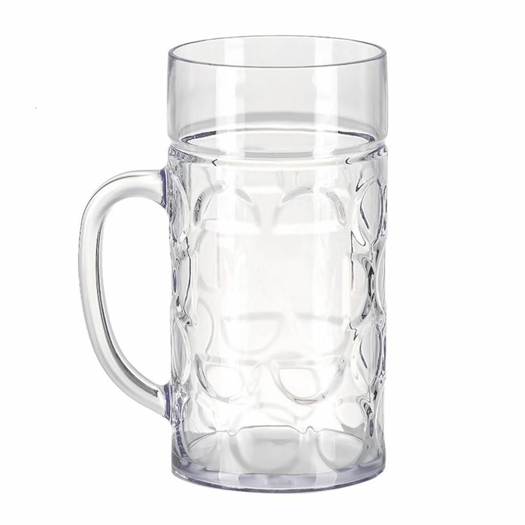 Пивные кружки с классическим рельефом, 1000ml