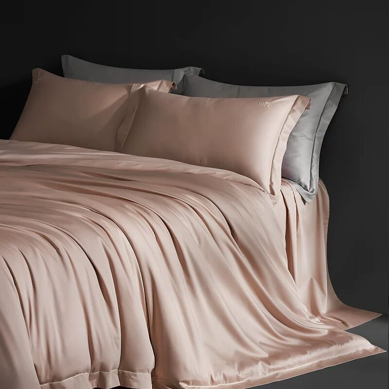 Комплект постельного белья Southern Bedding из 100% длинноволокнистого хлопка Синьцзяна, четыре предмета: пододеяльник