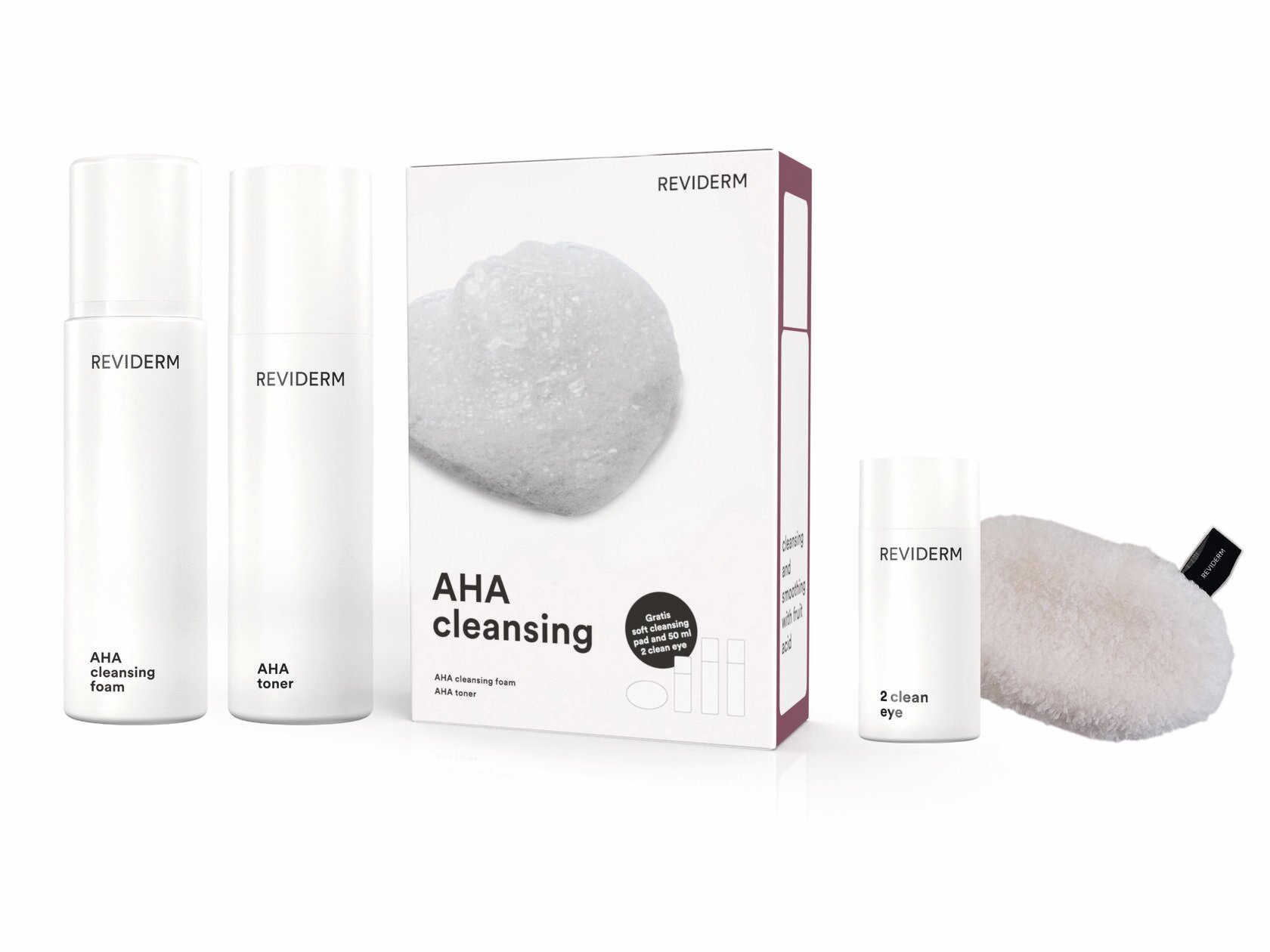 Reviderm Набор "Очищение с AHA кислотами" AHA Cleansing Set 125ml