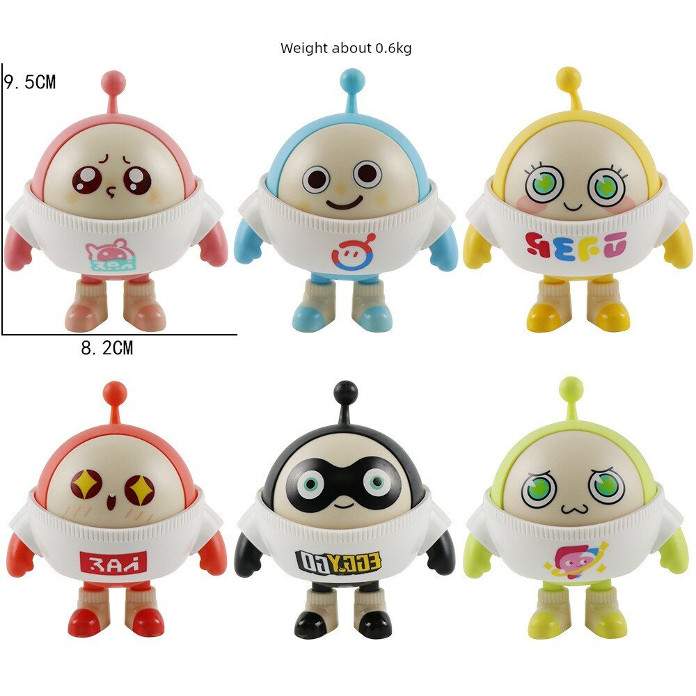 Коллекционные фигурки-игрушки Egg Party Dolls: большие статуэтки, украшения для тортов, детские подарки Вечеринка с