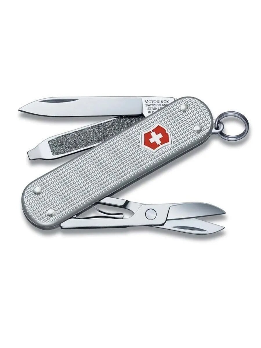 Нож складной victorinox classic alox серебристый 58 мм