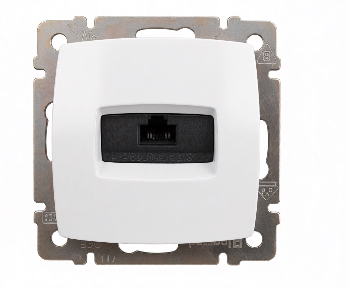 Розетка компьютерная 1xRJ45 Cat.5 SUNO, белый 774072 Legrand
