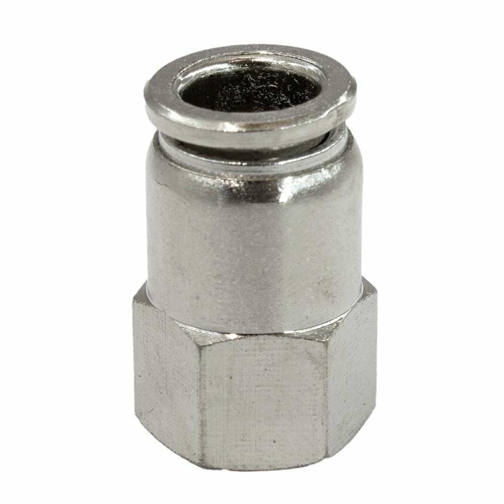 PI TOOLS Цанга прямая, резьбовая Cn-I-1/4F-10 для фторопластовых и полиуретановых трубок. Арт. 5147