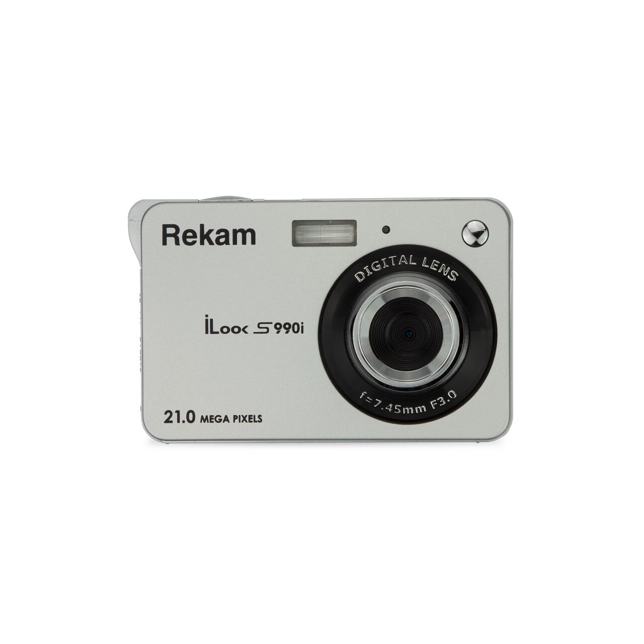 Фотоаппарат цифровой Rekam iLook S990i Silver, компактная фотокамера мыльница для фото и видео серебристая.
