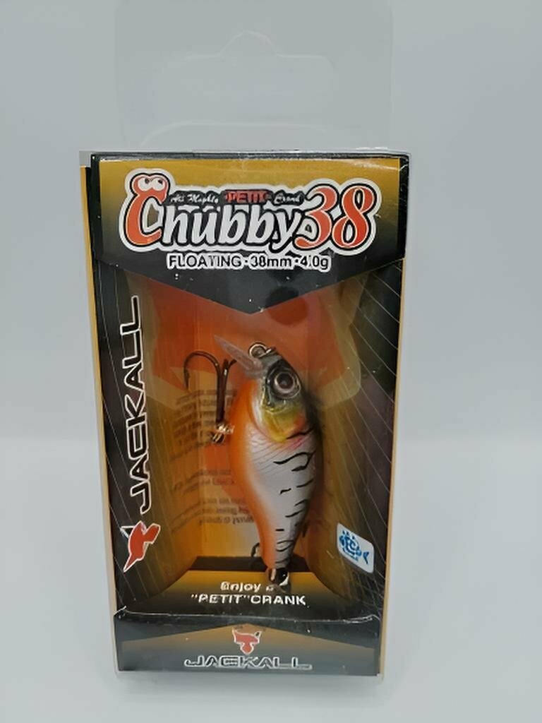 Jackall Chubby 38F 38 мм 4.0 г плавающий кренкер воблер для ловли окуня щуки и судака на мелководье 0 0.5 м