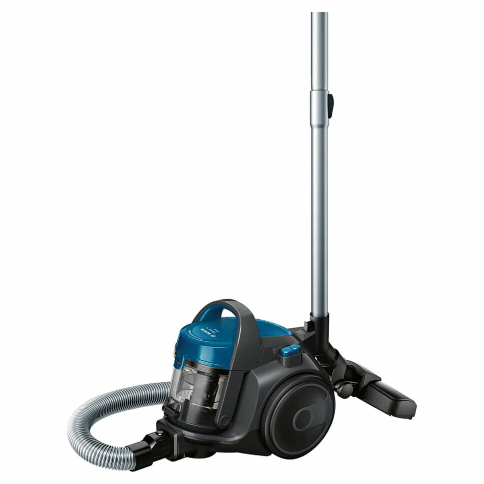 Пылесос BOSCH BGS05A220 с контейнером "циклон", 700 Вт, мощность всасывания 300 Вт, синий, 458586