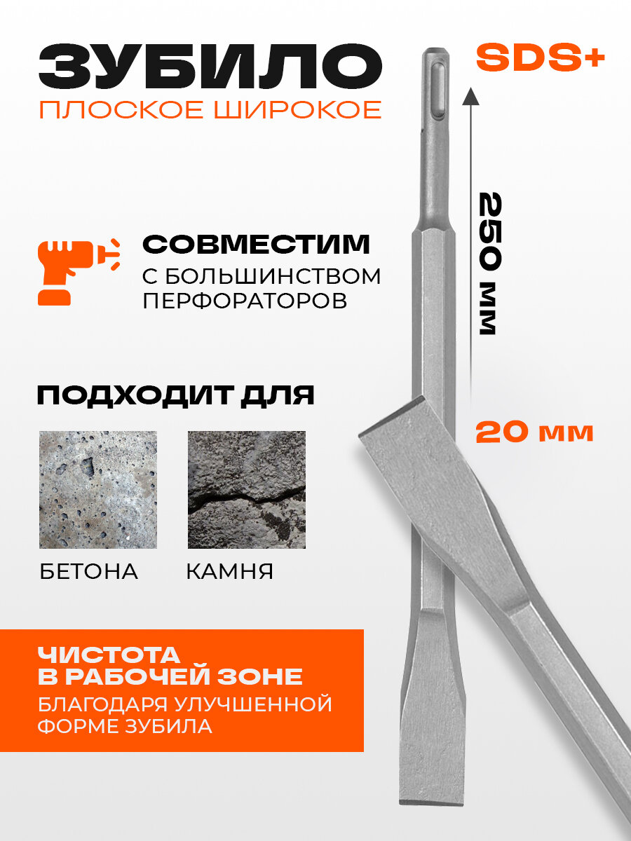 Зубило лопатка плоское широкое для перфоратора 20 мм широкое зубило 20 мм плоское зубило для перфоратора лопатка для перфоратора плоская