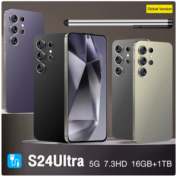 S24U 5G Внешнеторговый телефон Android 9.0 Одноместный 7,3 - дюймовый экран 2 + 16G