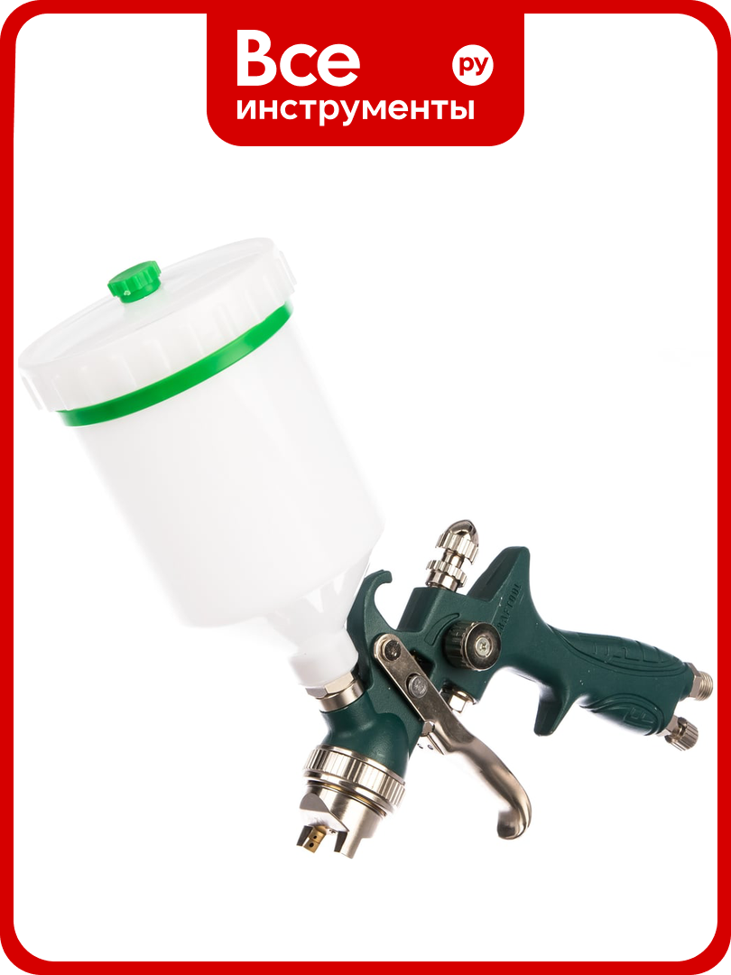 Пневматический краскопульт KRAFTOOL AirKraft 06522-1.4, 1.4 мм, из качественных