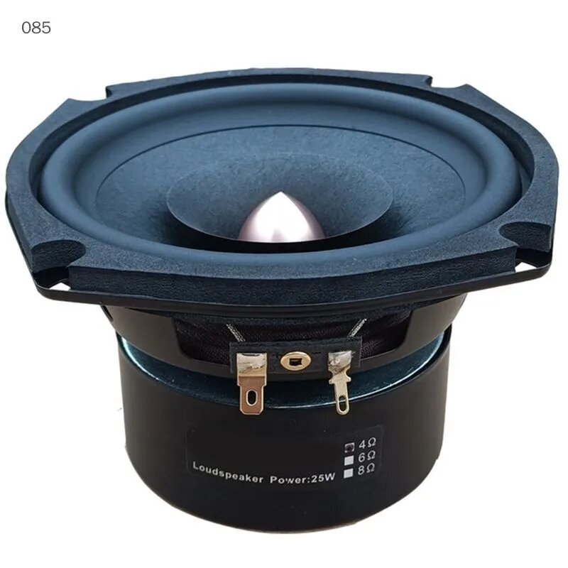(1 шт.) 5,25-дюймовый полнодиапазонный динамик 4 Ом hifi fever speaker (магнитный)-квадратный