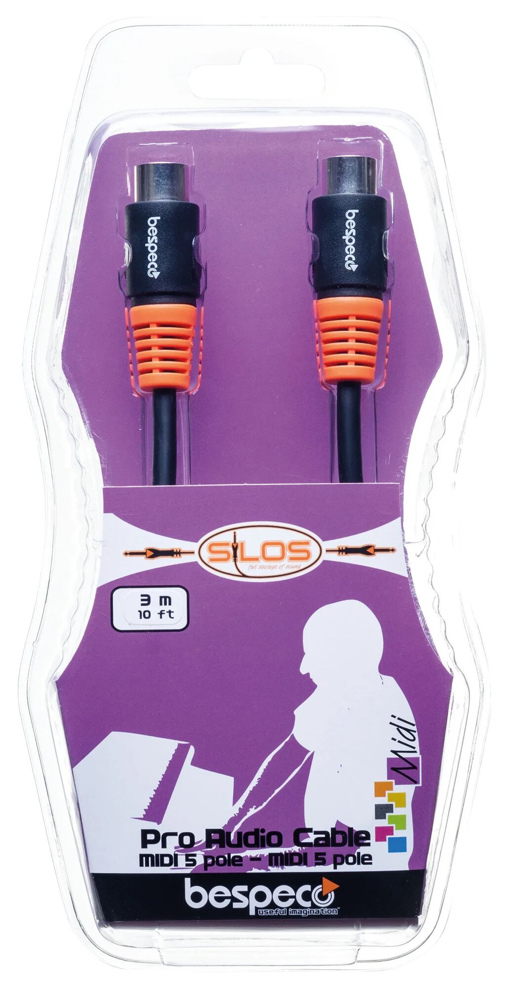 MIDI-кабель Bespeco SLMM300 3 м