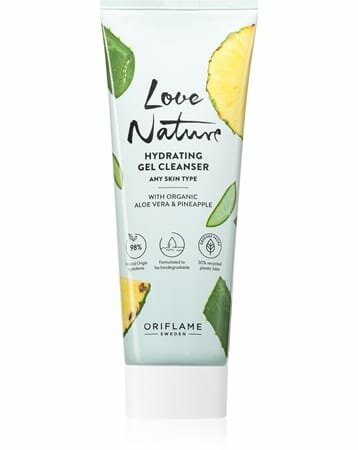 Средство для умывания Oriflame love nature organic aloe vera & pineapple, 125 мл