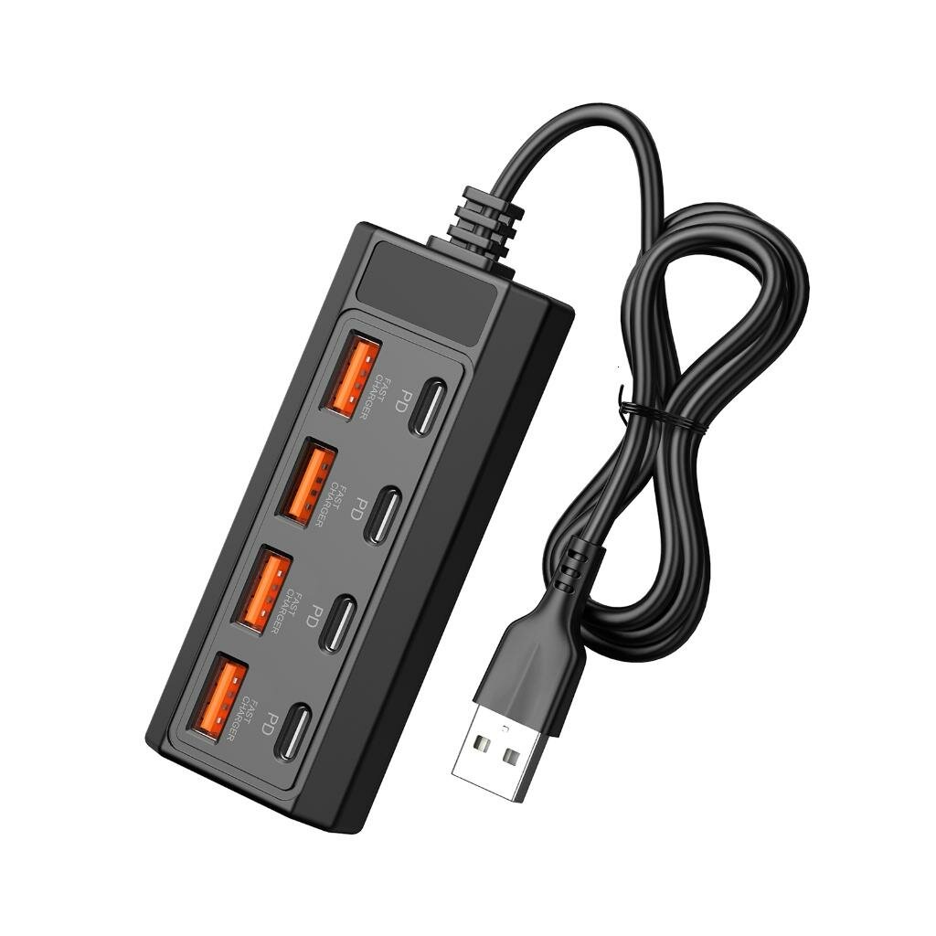 Портативная USB-зарядная станция с 8 портами