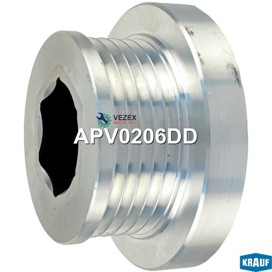 KRAUF APV0206DD шкив генератора!\ Renault Laguna/Megane/Scenic 1.4/1.6/1.9TDi 90>