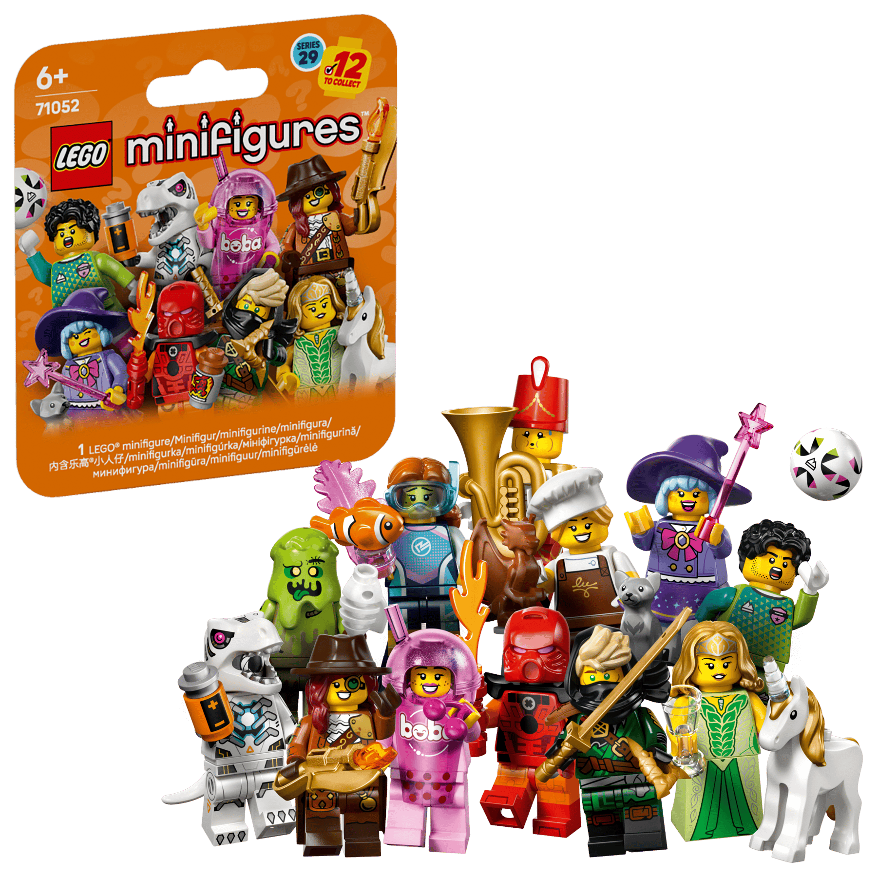 Конструктор LEGO Minifigures Series 29 71052 Серия 29, 6+, разноцветный