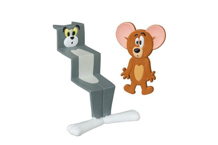 Фигурки унисекс Medicom Toy Tom And Jerry, Squashed Scale Figures 526955675