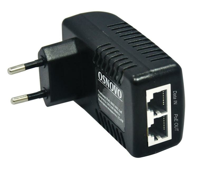 Инжектор PoE Midspan-1/151G Gigabit Ethernet на 1 порт OSNOVO 12969
