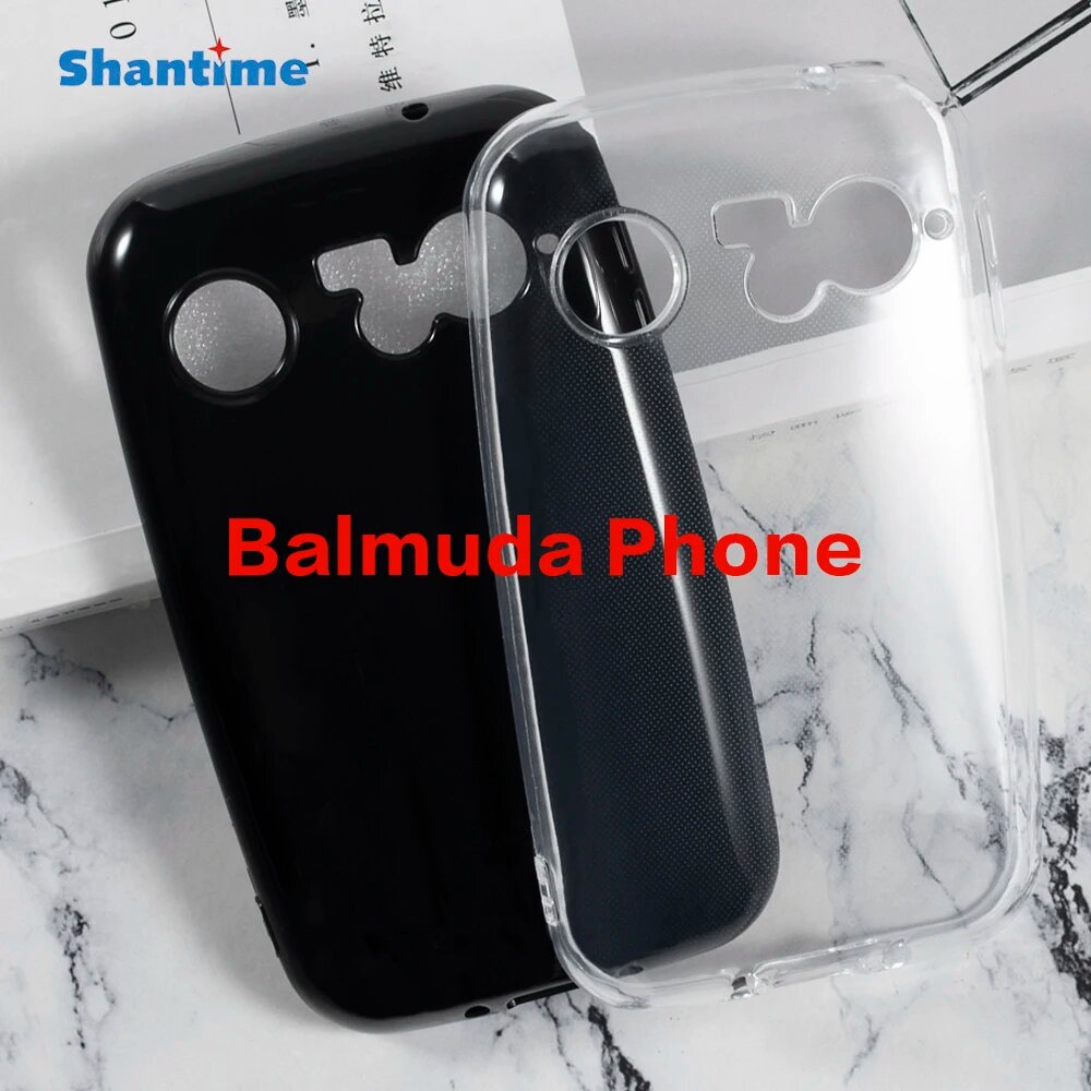 Силиконовый чехол Balmuda с кольцом, черный