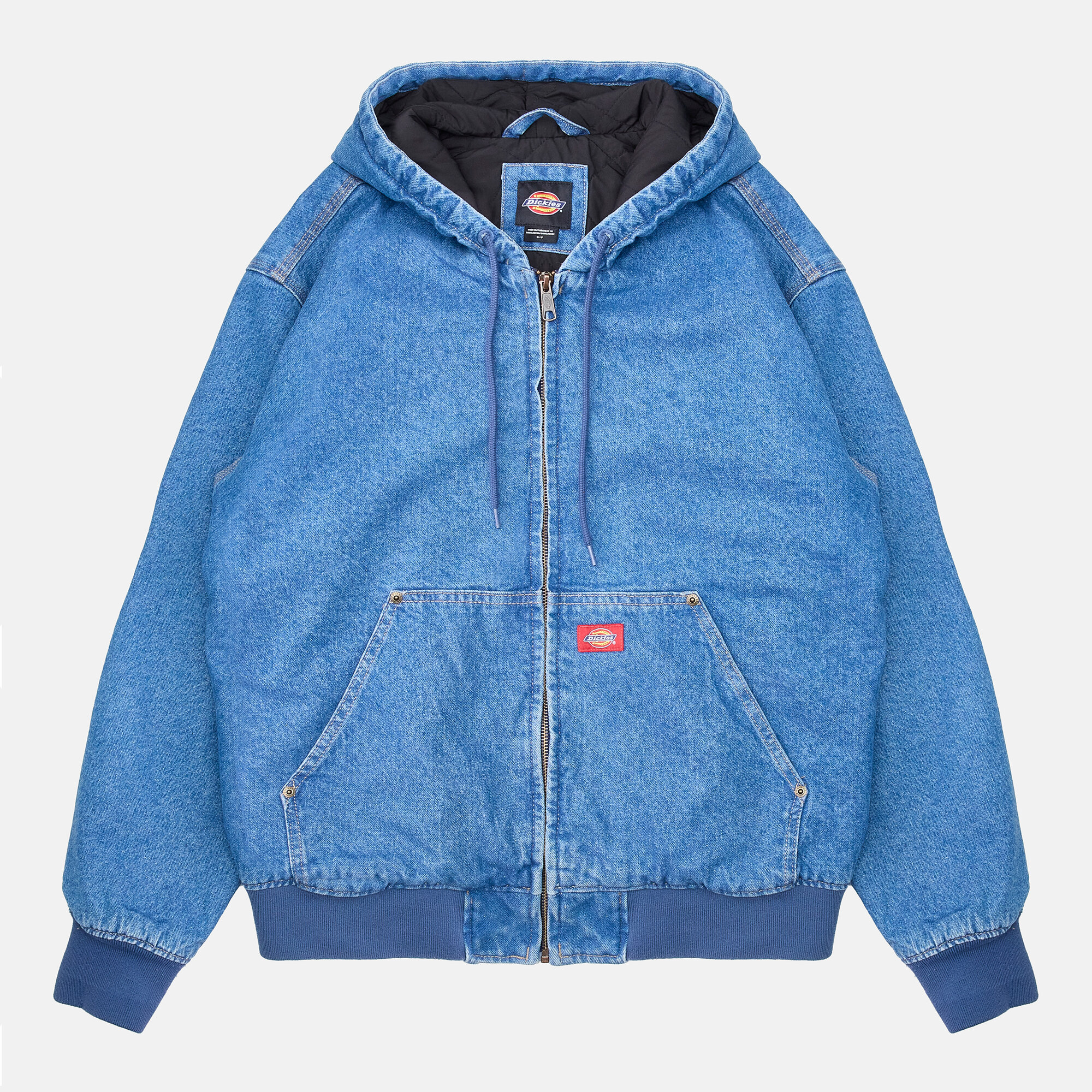 Бомбер Hooded Denim Jacket