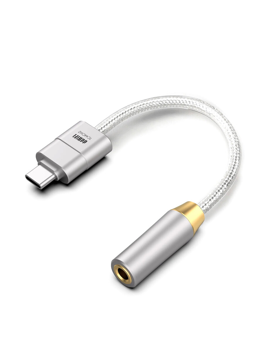 DdHifi TC44CM2, серебристый, портативный усилитель для наушников и ЦАП