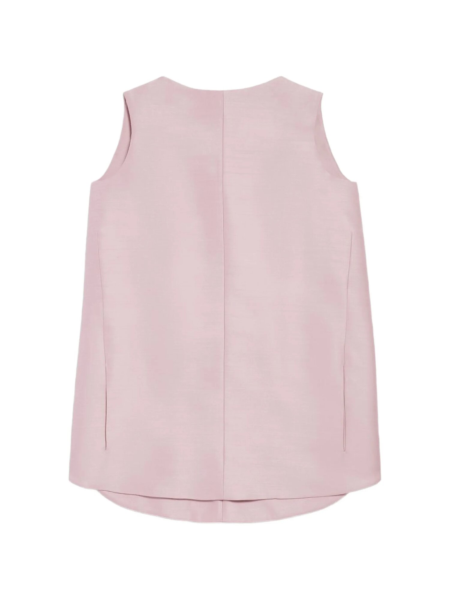 Платье Sleeveless curved-hem mini dress
