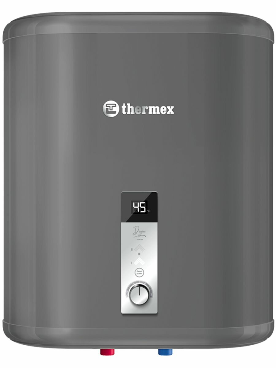 Водонагреватель накопительный Thermex Dogma 30 V, электрический настенный, 30 л, серый