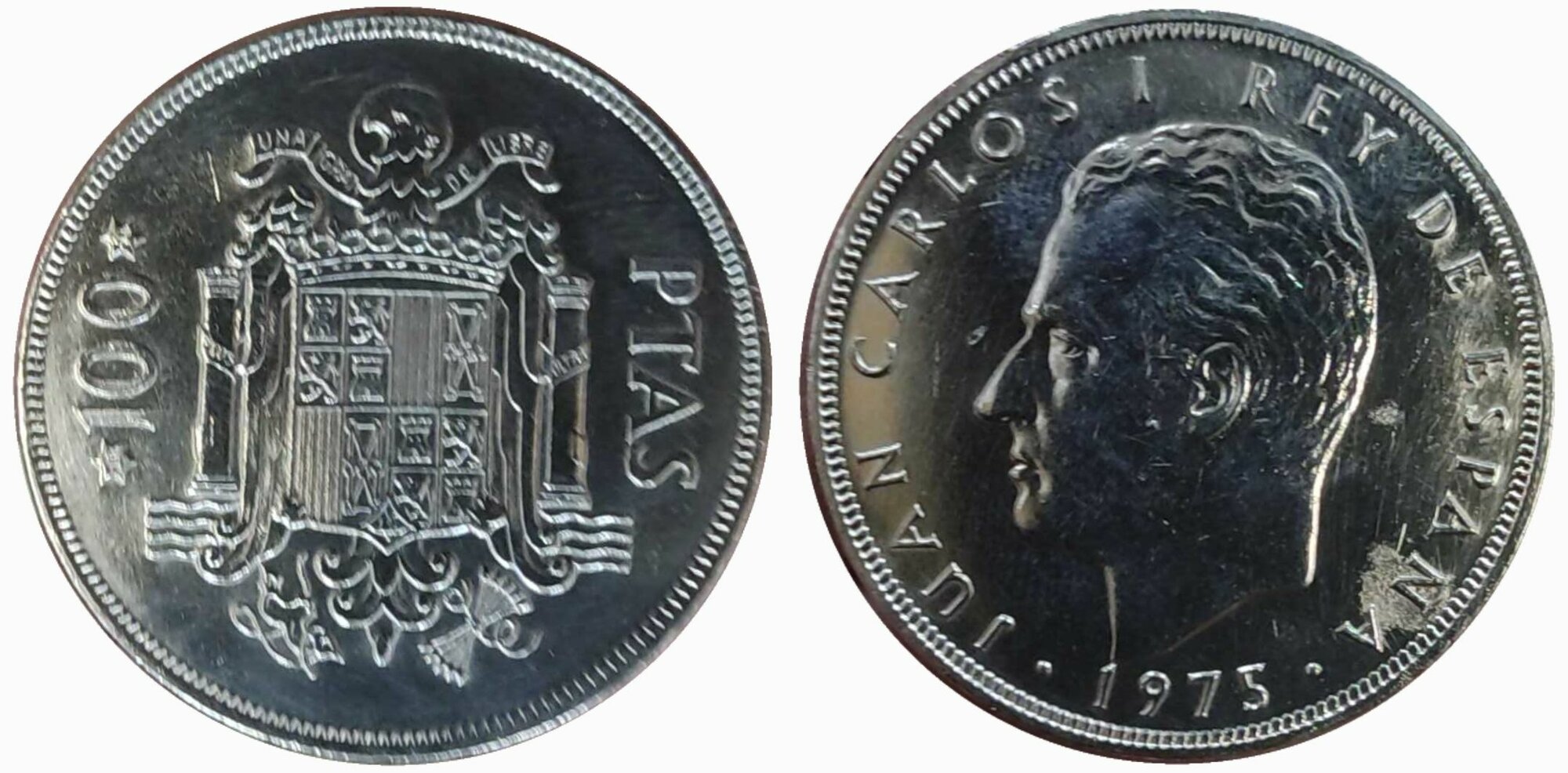 Испания 100 песет, 1975 Король Хуан Карлос I VF