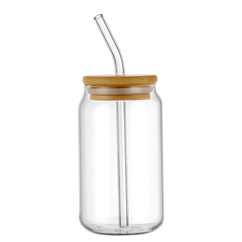 Прозрачные стеклянные чашки для холодных напитков 350ml, 1pc