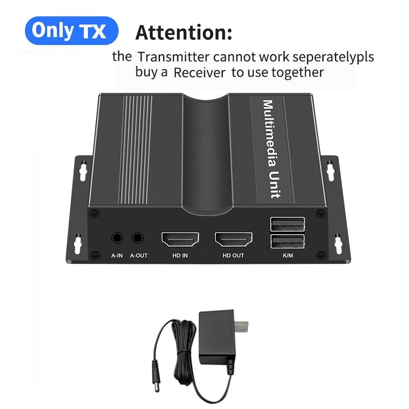 HDMI-совместимый сетевой KVM-удлинитель BOX TV HT1001K 1TX, EU Plug