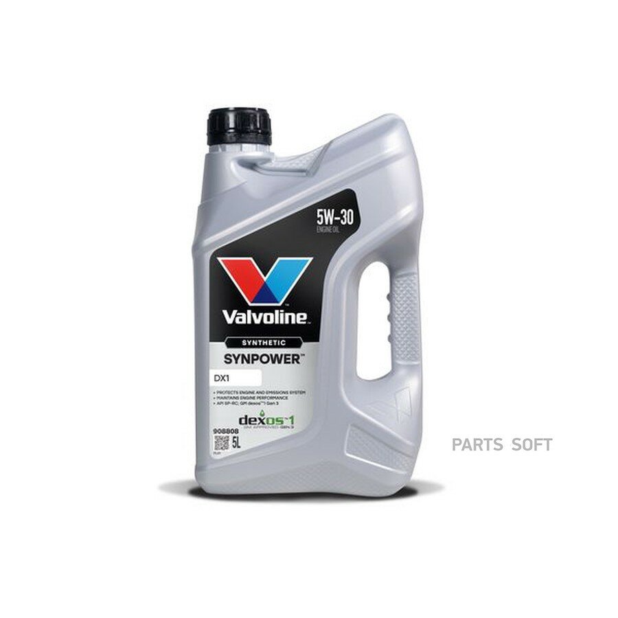 SYNPOWER DX1 5W30/РР°СЃР»Рѕ РРѕС‚рѕсђрѕрѕрµ/ 5L от официального дистрибьютора, VALVOLINE, артикул 908808