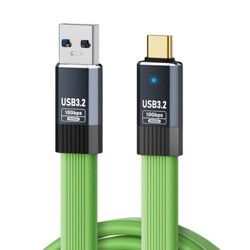 Кабель для передачи данных USB3.2 кабель для передачи данных мобильного жесткого диска-зеленый-50 см
