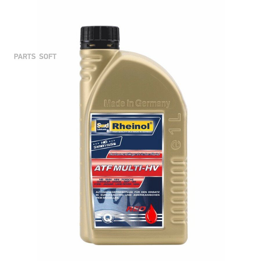 Масло трансмиссионное ATF MULTI - HV (1л) от официального дистрибьютора, SWD RHEINOL, артикул 32846180