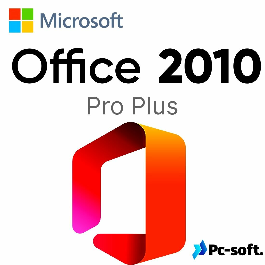 Microsoft Office 2010 Professional Plus, одна активация по телефону, 1 ПК